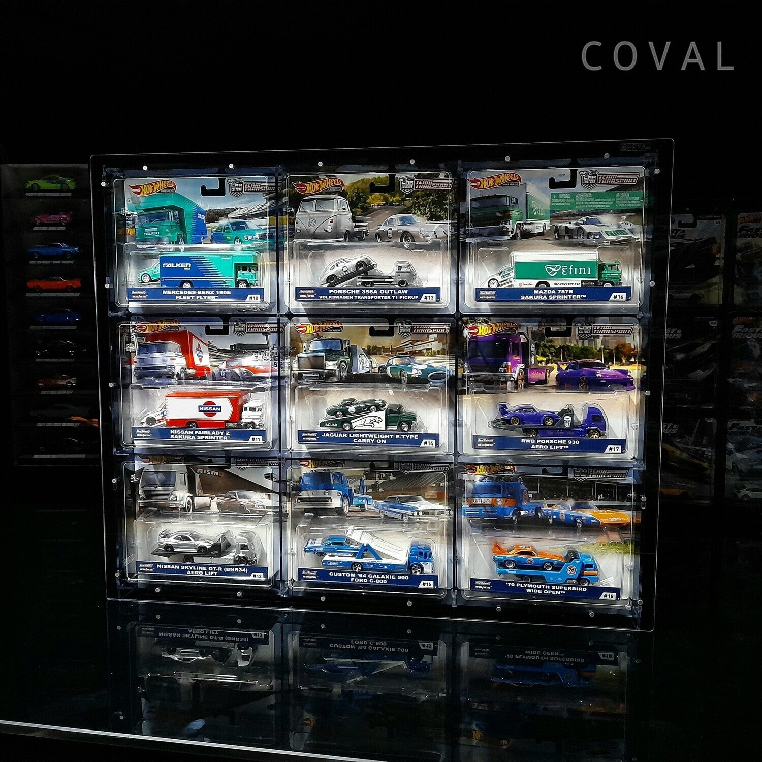 Multi Carded Hot Wheels Display Cases – Coval Displays