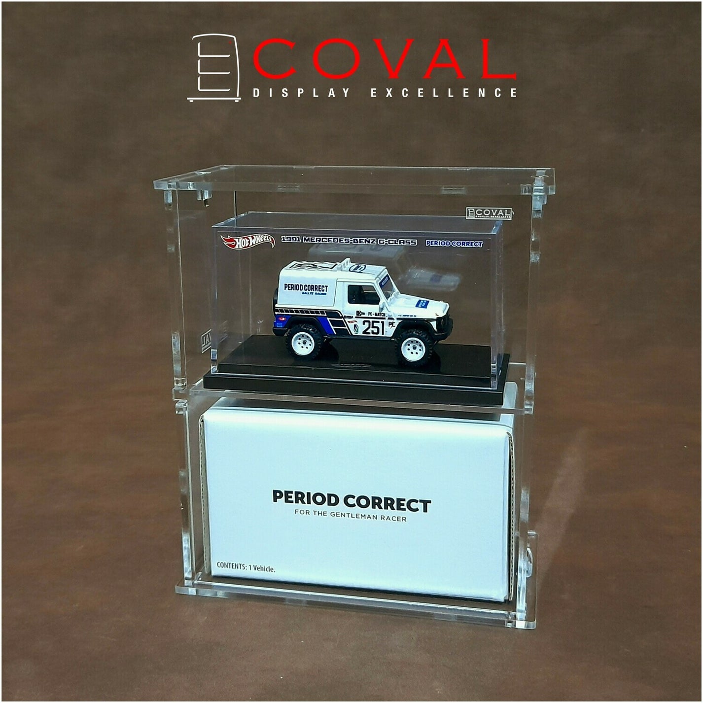 SLC-102T Acrylic Display Case for Standard RLC Boxed Cars with Front D ...