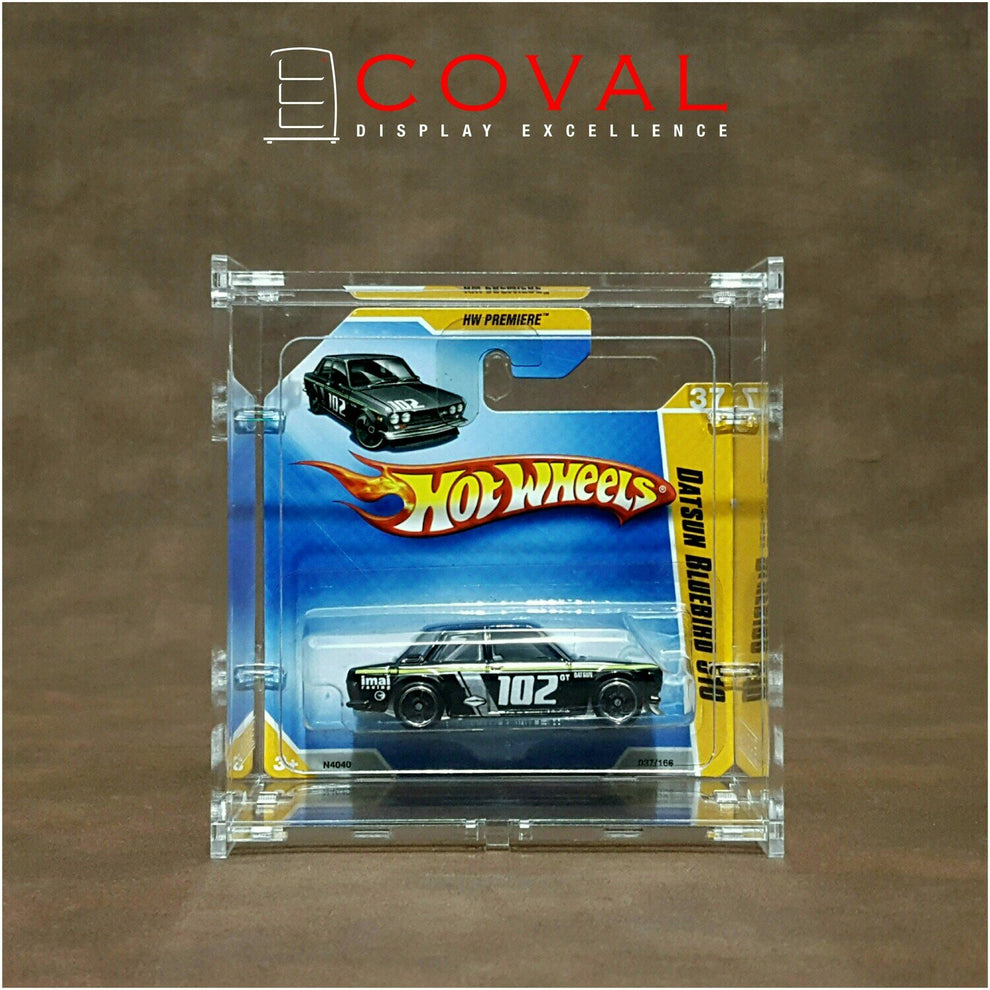 COVAL HDS-101 Acrylic Display Case for Single Short Carded Hot Wheels ...